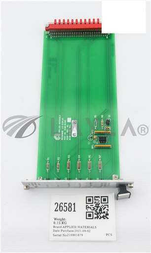 1000000075_A26581 APPLIED MATERIALS PCB ASSY, MAINFRAME I/O DISPLAY ...