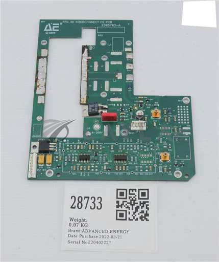 1000000075_A28733 ADVANCED ENERGY PCB, RFG 3K INTERCONNECT CE (PARTS ...