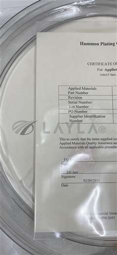 1000000135_135074 REFLECTOR PLATE PROBE INJECT 300MM RADIA 0041-12192 ...