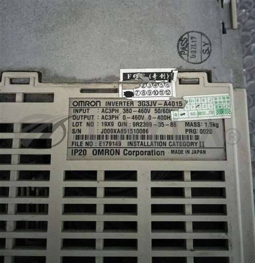 1000000156_174611621501 OMRON inverter 3G3JV-A4015 Refurbished FREE ...