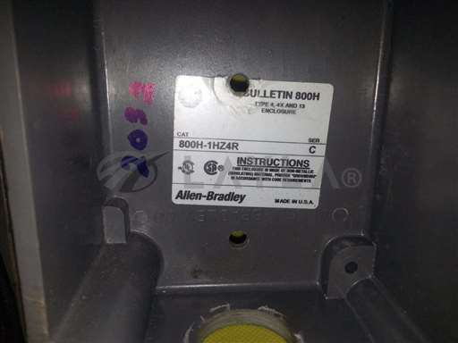 1000000190_301961933924 AB 800H-1HZ4R ENCLOSURE + 800H-AR BLACK STOP ...