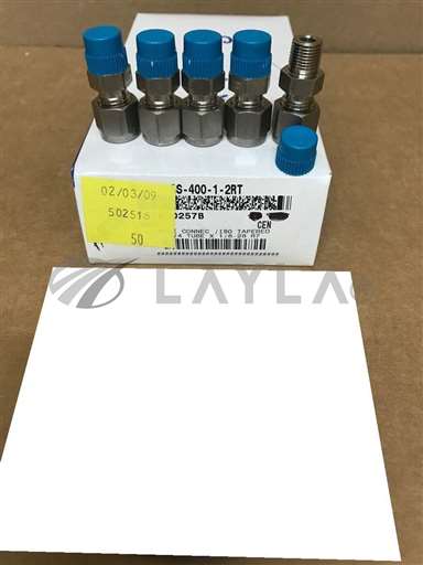1000000190_302602883016 5X NEW SWAGELOK SS-400-1-2RT MALE CONNECTOR 1/4 ...