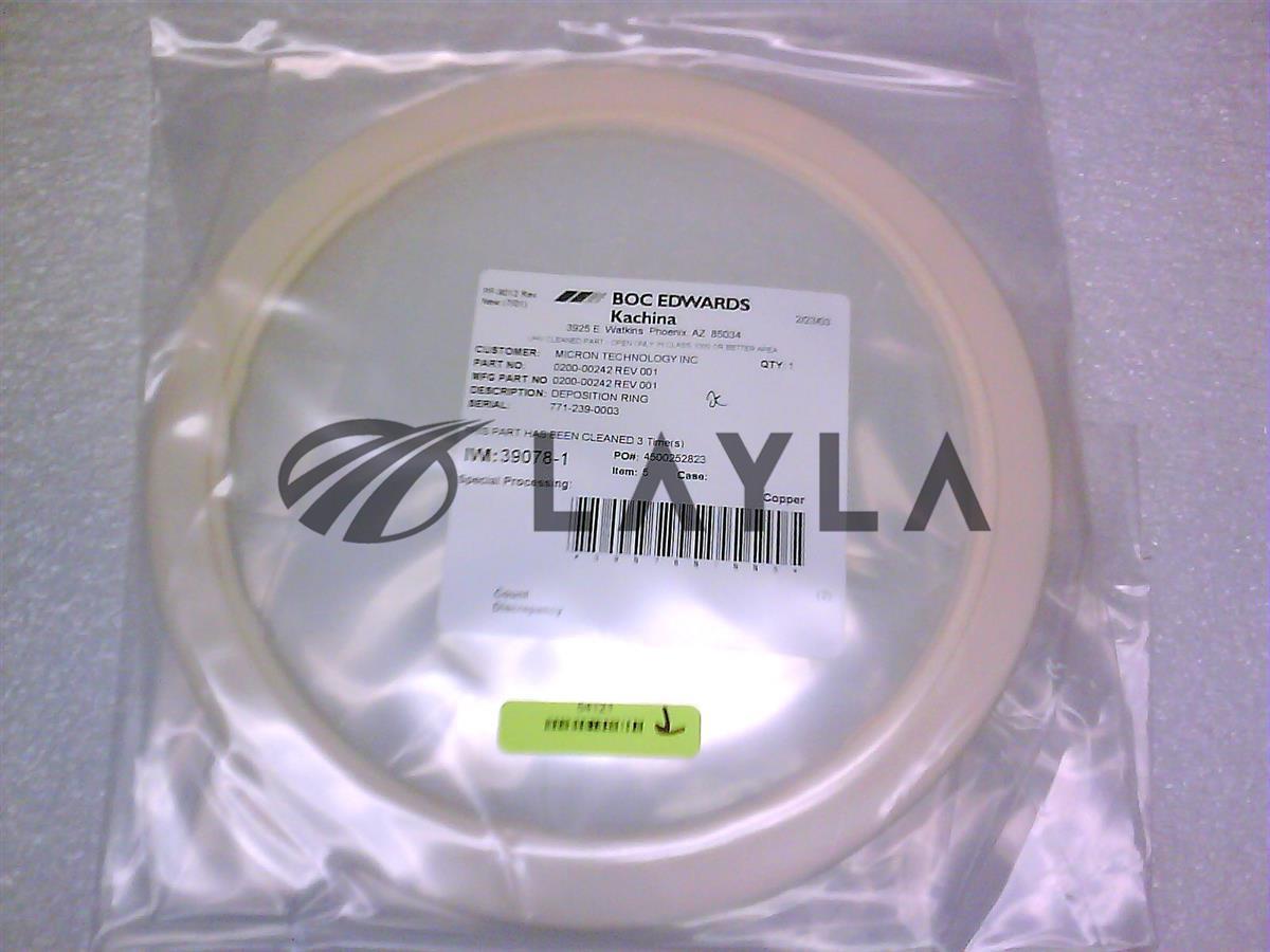 1000000010_54121 DEPOSITION RING WITH ANTI-ROTATION CU BE 0200-00242 ...