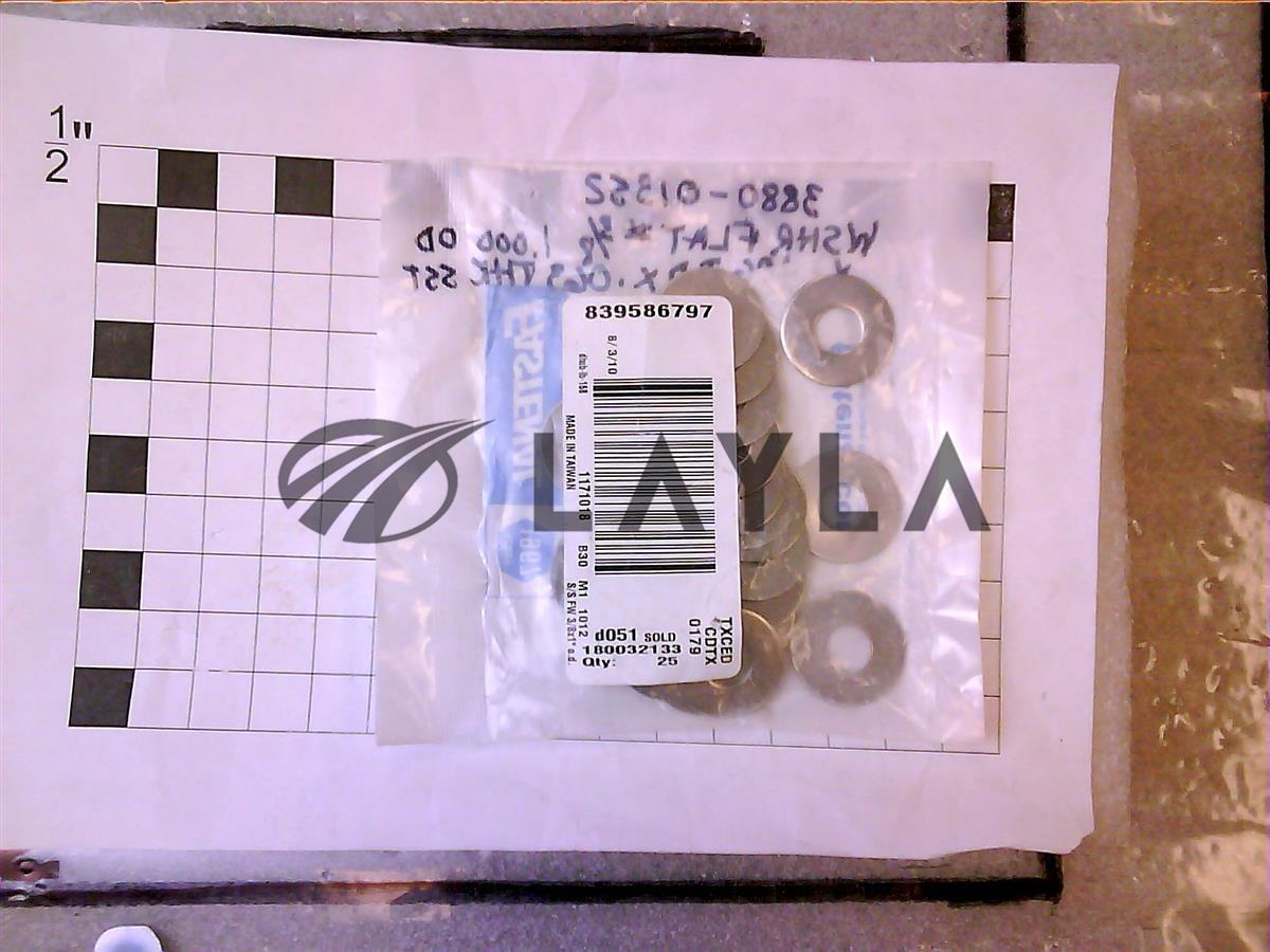 1000000010_82336 WSHR FLAT #3/8 1.000OD X .406ID X .063T 3880-01352 ...