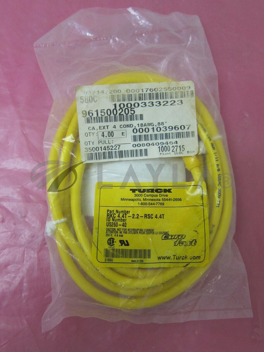 1000000013_171762818872 TURCK U5260-40 CONNECTION CABLE, RKC 4,4T-2.2 ...