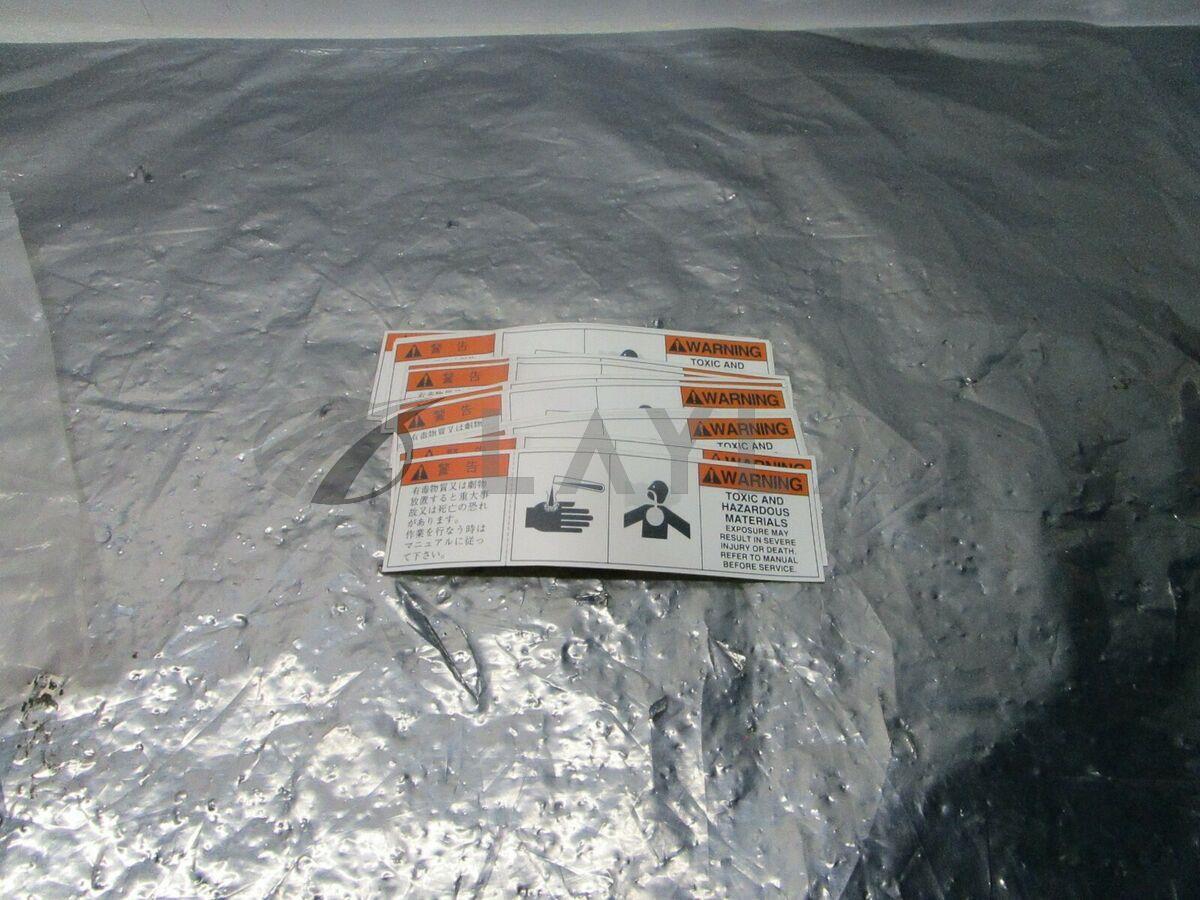 1000000013_174823610920 12 AMAT 0060-09185 Label, Warning, Toxic Gas ...