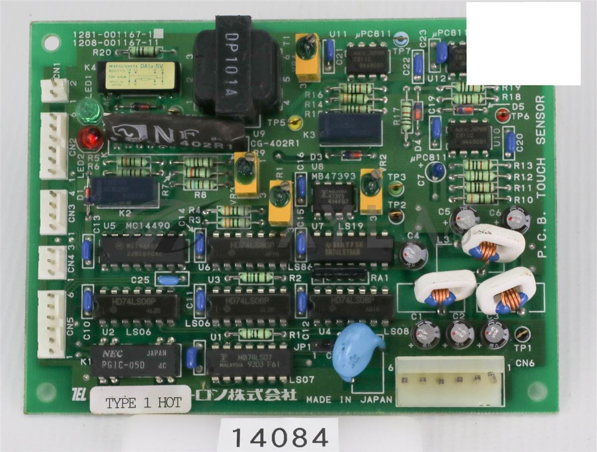 1000000075_A14084 TOKYO ELECTRON PCB, TOUCH SENSOR II, 1208-001167-11 ...