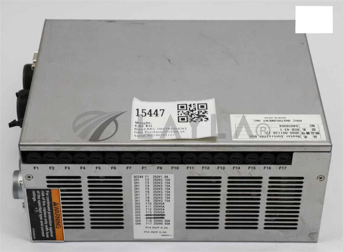 1000000075_A15447 RKC INSTRUMENT HEATER CONTROLLER BOX, 3D80-001138-12 ...