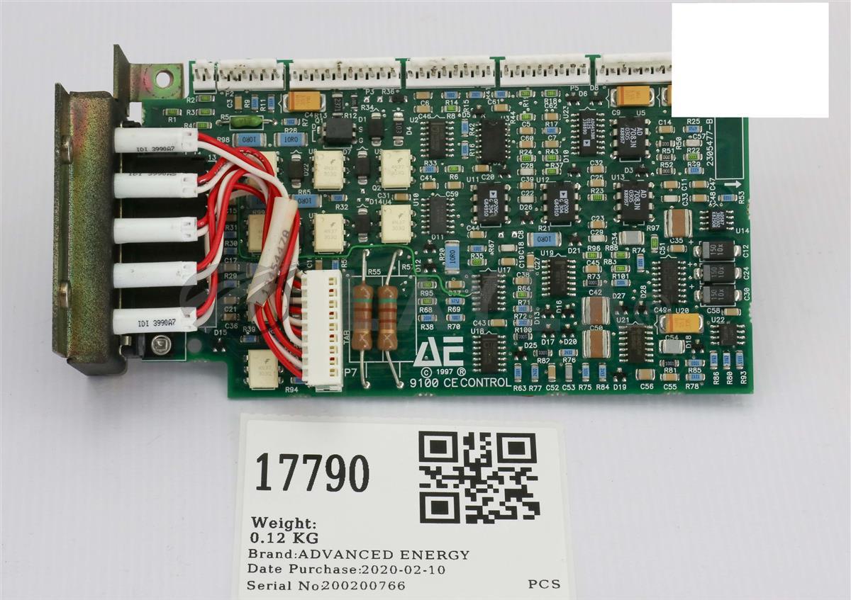1000000075_A17790 ADVANCED ENERGY PCB, 9100 CE CONTROL, 1305777D ...