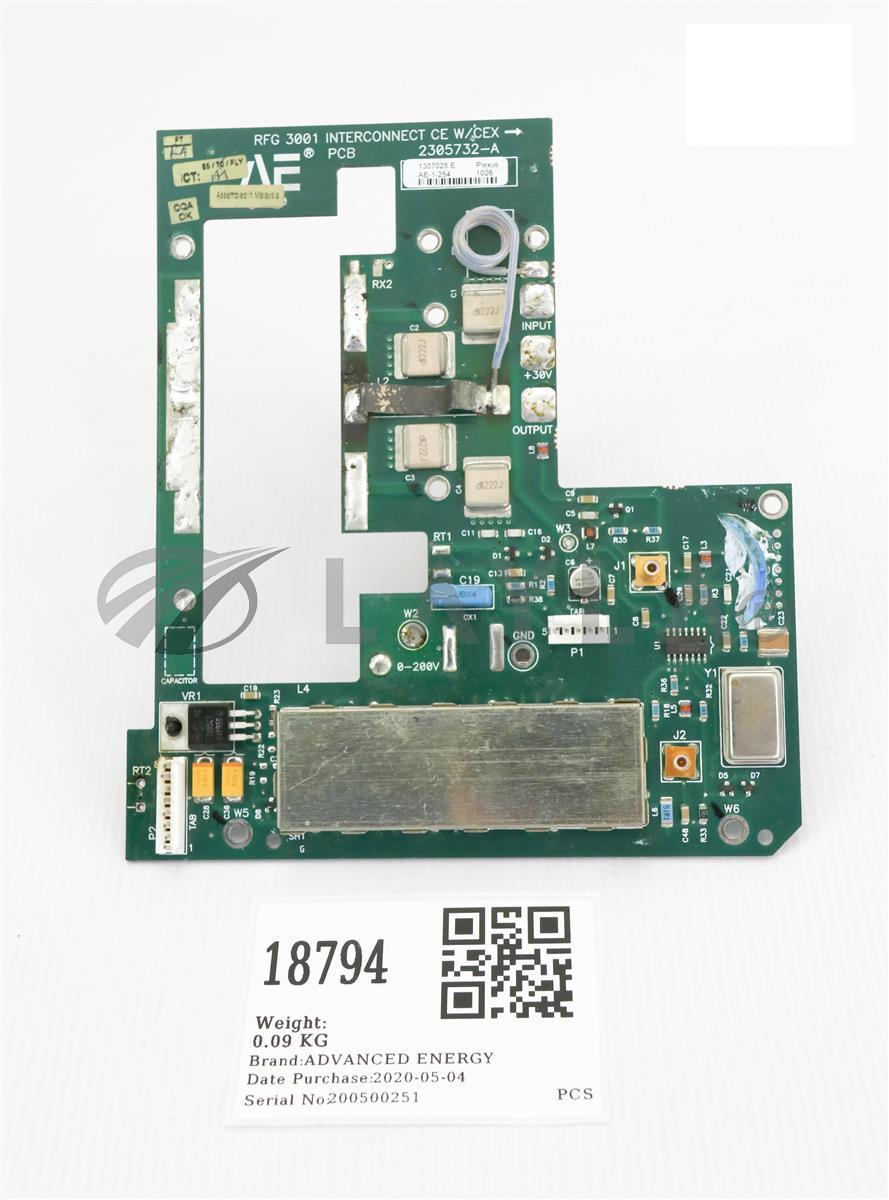 1000000075_A18794 ADVANCED ENERGY PCB, RFG 3001 INTERCONNECT CE W/CEX ...