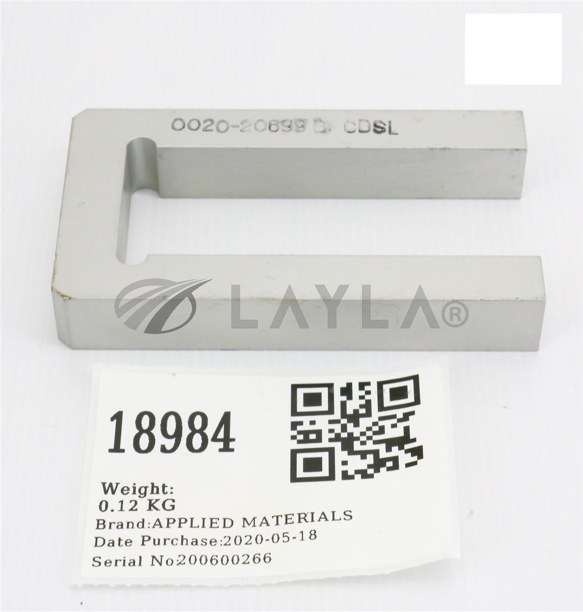 1000000075_A18984 APPLIED MATERIALS CLAMP AR FLEX 8 GATE VALVE 0020 ...