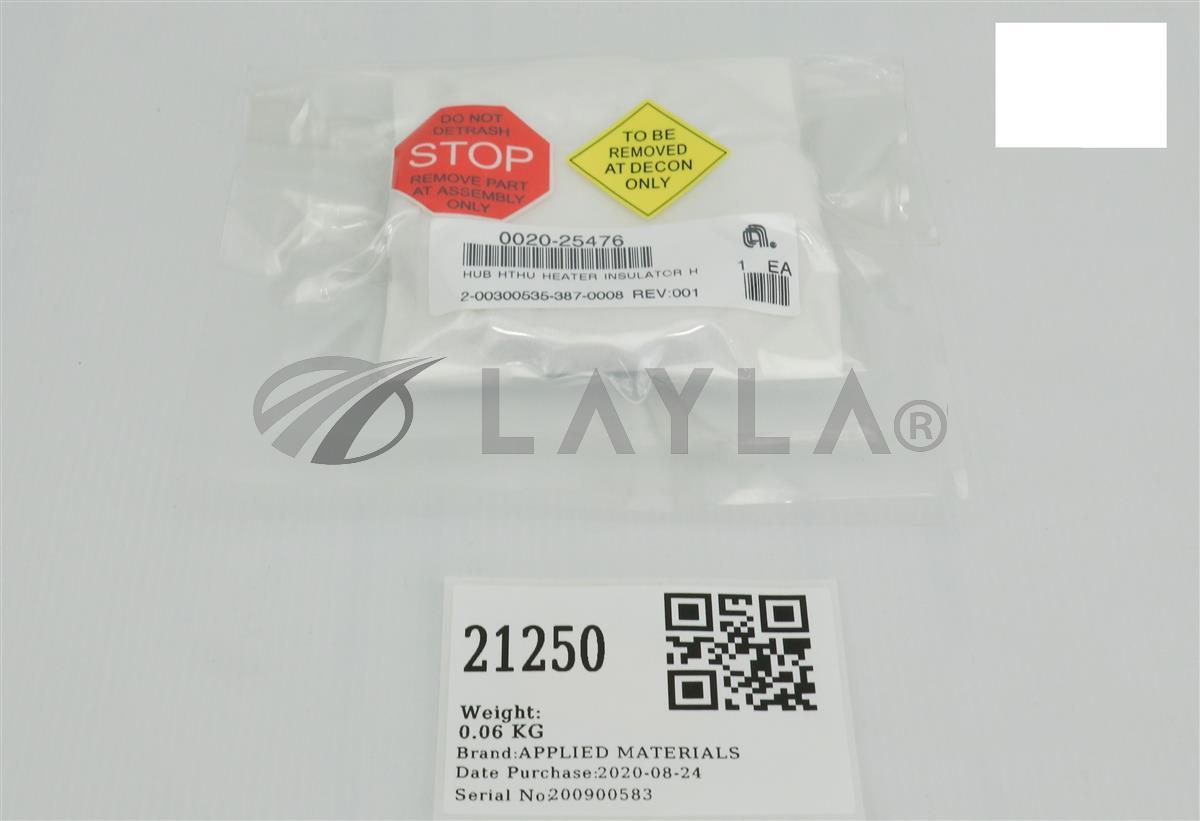 1000000075_A21250 APPLIED MATERIALS HUB INSULATOR HEATER ESC/HT HEATER ...