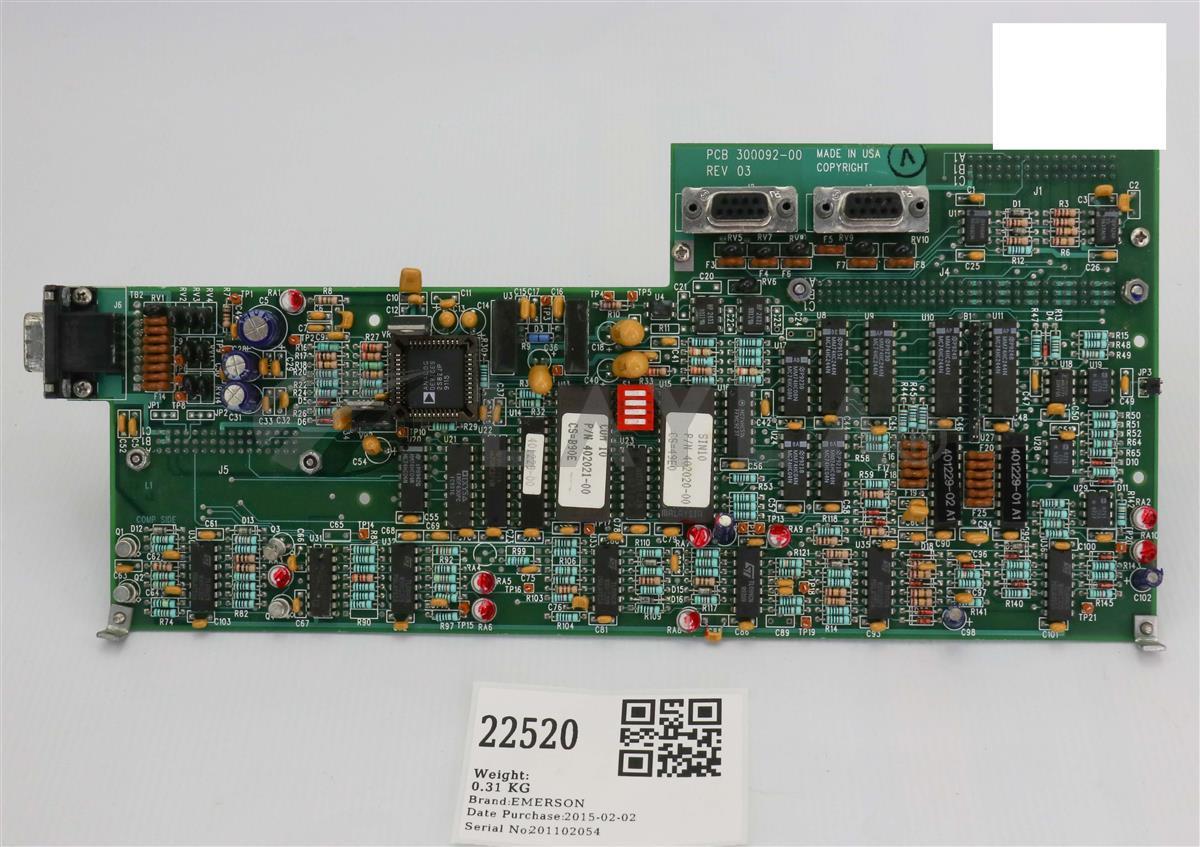 1000000075_A22520 EMERSON PCB, CONTROL BOARD 300092-00 300092-00 -- PCB ...