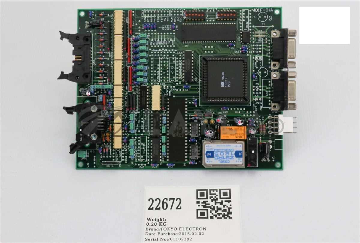 1000000075_A22672 TOKYO ELECTRON PCB ASSY, T-BAWL CONTROL UNIT, 2184 ...