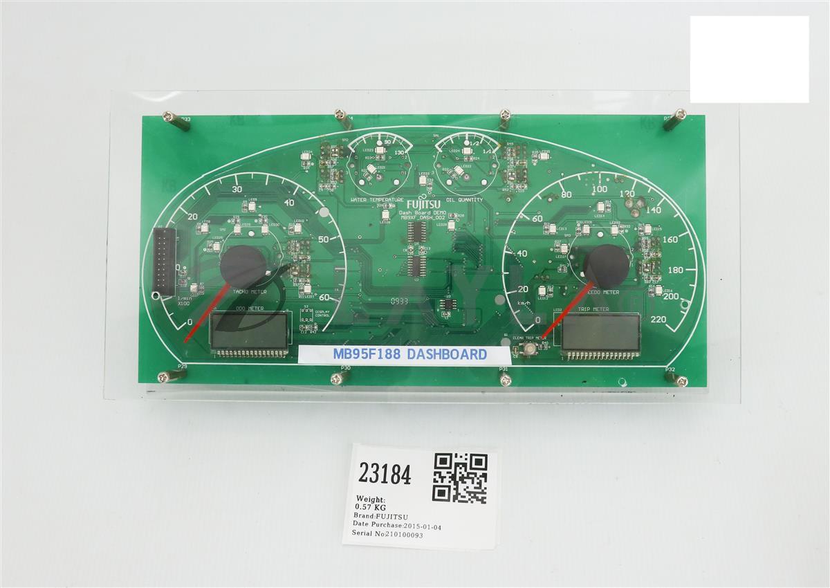 1000000075_A23184 FUJITSU PCB, DASH BOARD DEMO, MB95F188 DASHBOARD ...