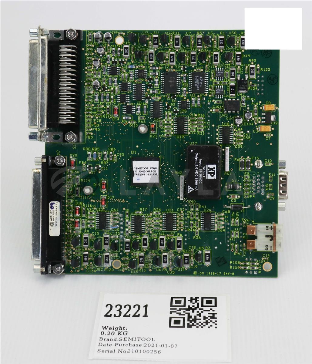 1000000075_A23221 SEMITOOL PCB, REMOTE TANK I/O BOARD, 33012 33012-501 ...