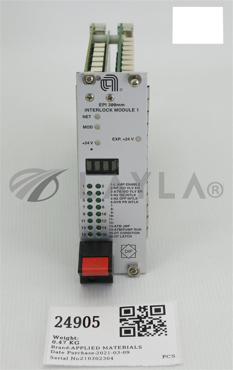 1000000075_A24905 APPLIED MATERIALS PCB, EPI 300MM INTERLOCK MODULE 1 ...
