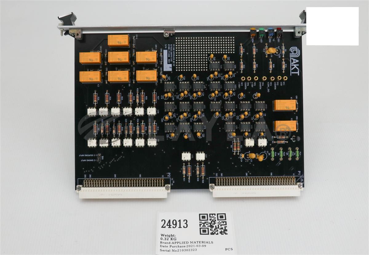 1000000075_A24913 APPLIED MATERIALS PCB, AKT PC VME INTERLOCK #2 V2 W ...