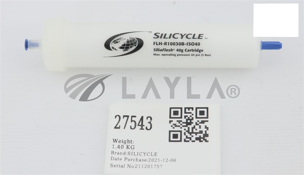 1000000075_A27543 SILICYCLE SILICA GEL, SILIAFLASH 40G CARTRIDGE (BOX ...