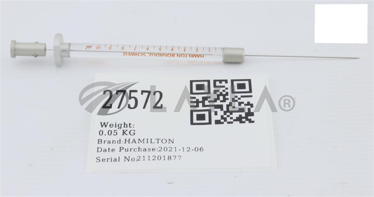 1000000075_A27572 HAMILTON MICROLITER SYRINGE, 701 N CTC, 10uL, 23G ...