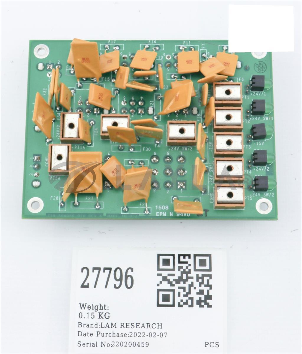 1000000075_A27796 LAM RESEARCH PCB ASSY, DC CONTROLLER 810-800086-010 810-800086-010 ...