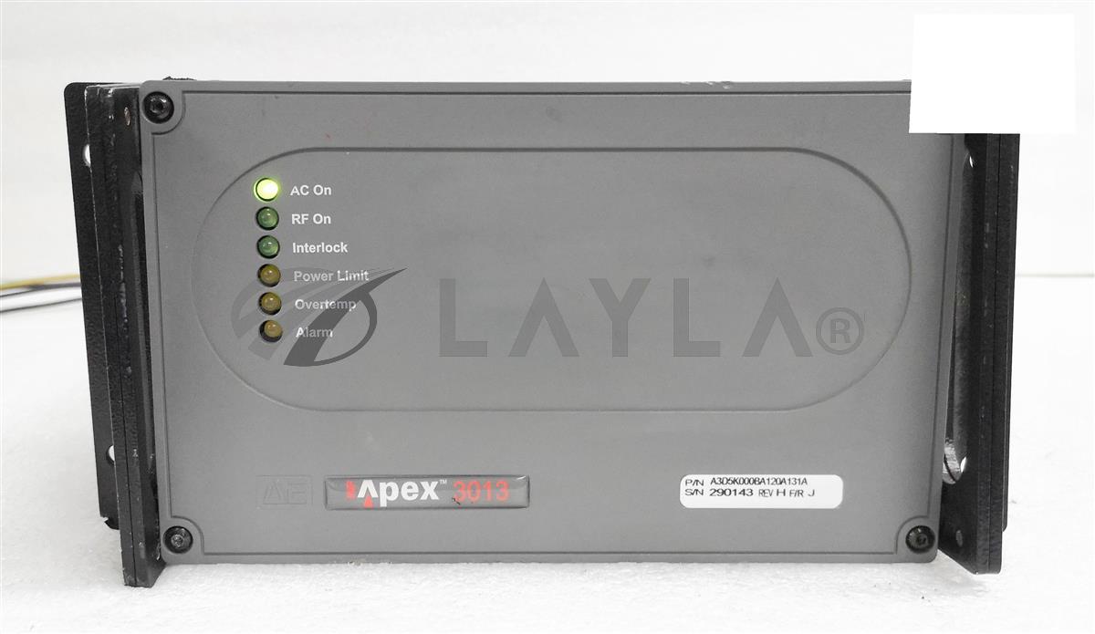 1000000075_A27811 ADVANCED ENERGY APEX 3013 RF GENERATOR, 0190-09837 A3D5K000BA120A131A ...