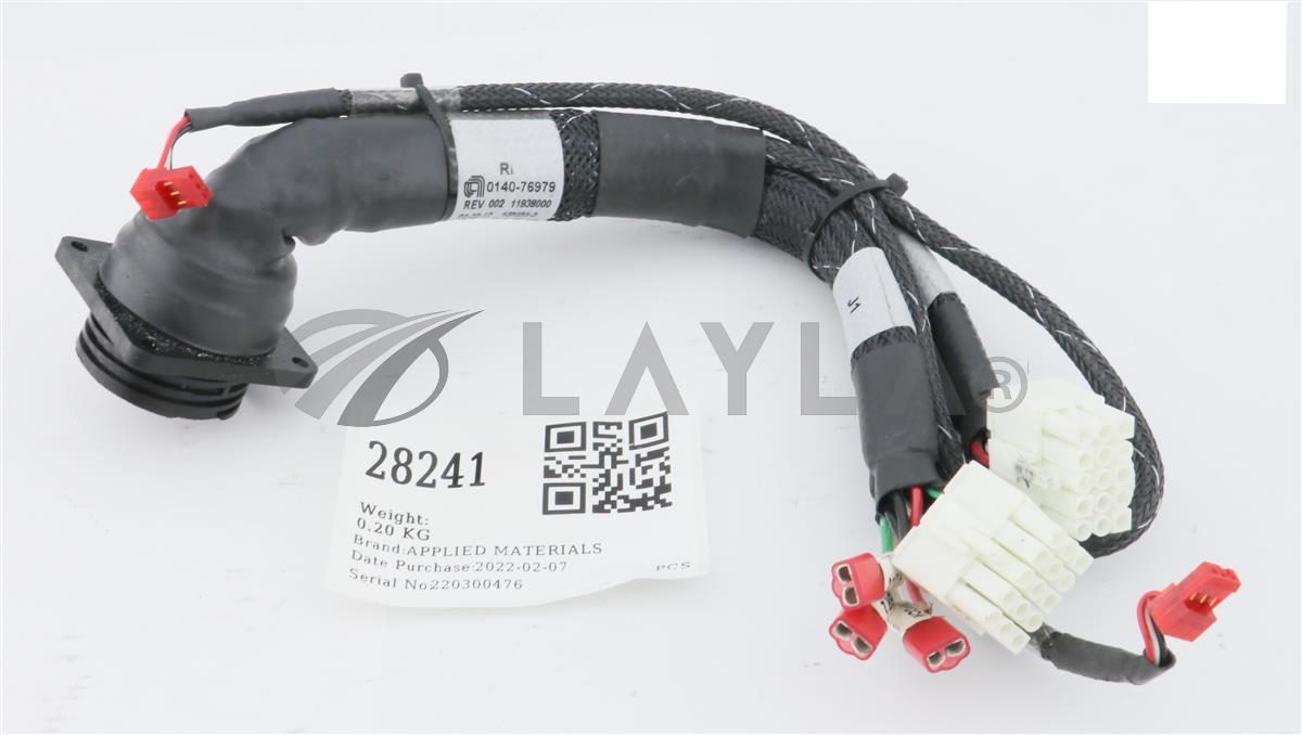 1000000075_A28241 APPLIED MATERIALS HARNESS, MOTOR & SENSOR SBR ...
