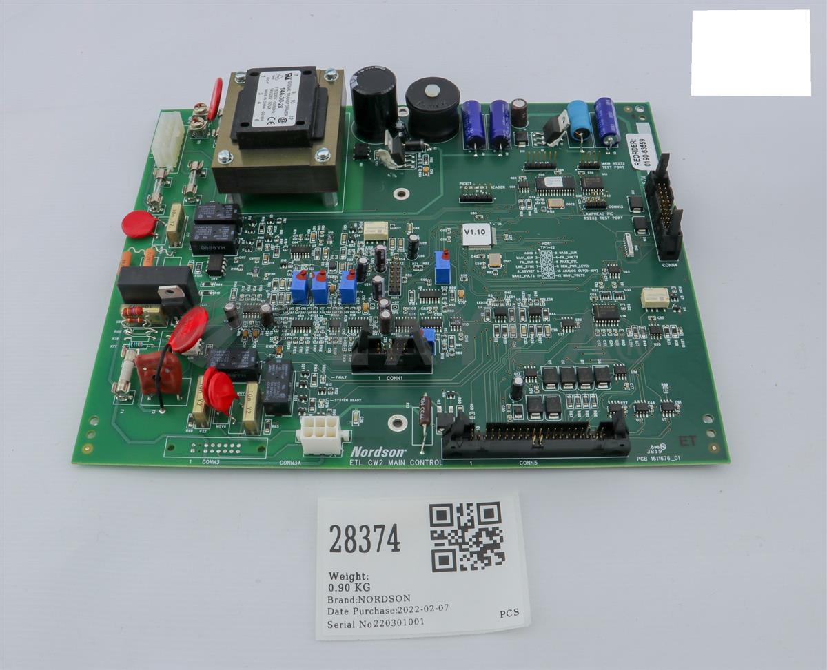 1000000075_A28374 NORDSON PCB, ETL CW2 MAIN CONTROL, 0190-63559 1611676 ...