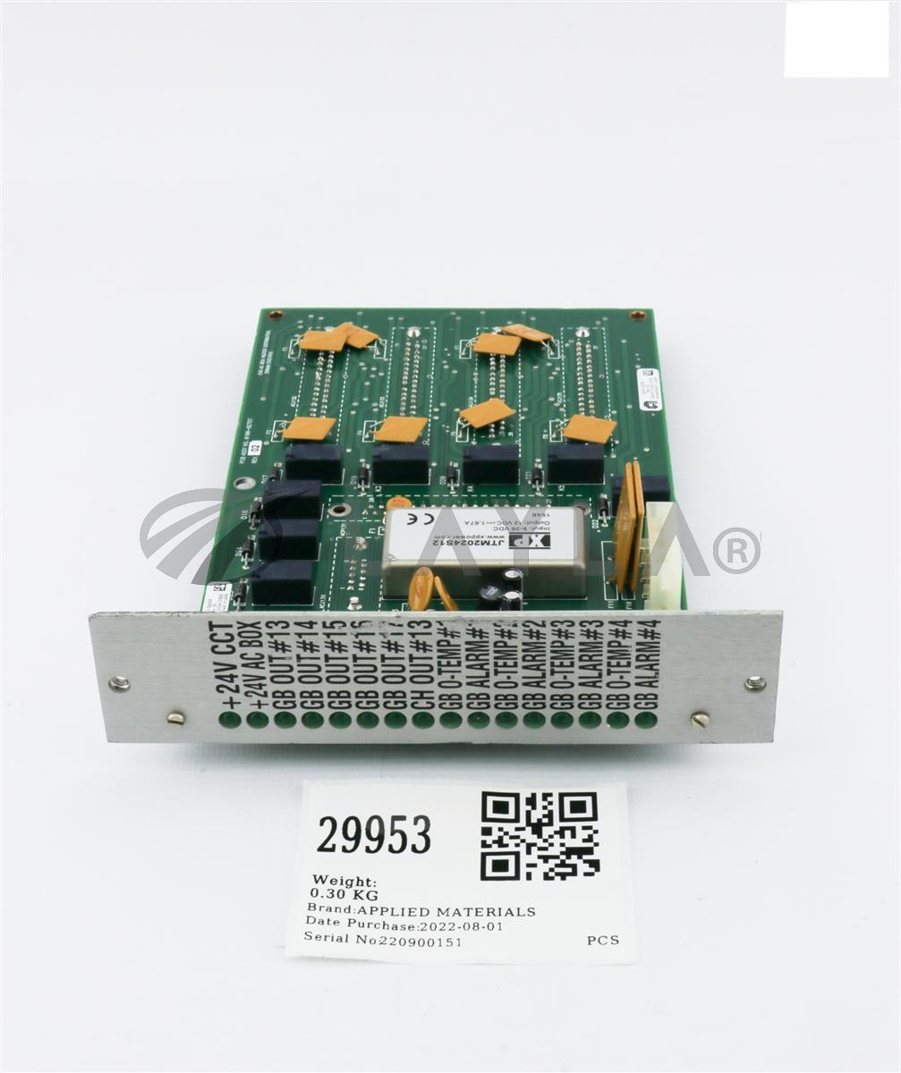 1000000075_A29953 APPLIED MATERIALS PCB, CVD AC BOX HEATER DISTRIBUTION ...