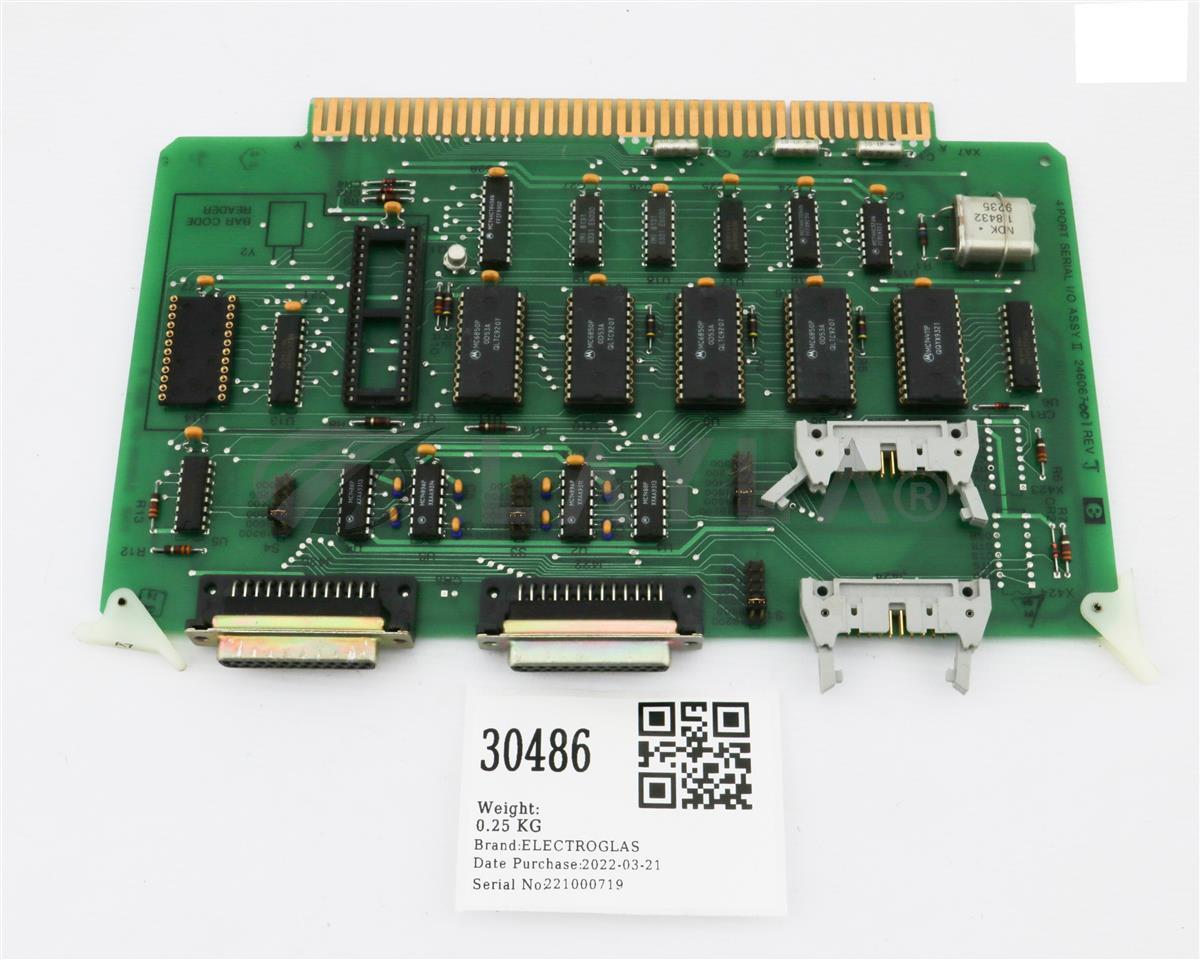 1000000075_A30486 ELECTROGLAS PCB, 4 PORT SERIAL I/O ASSY II 246067-001 ...