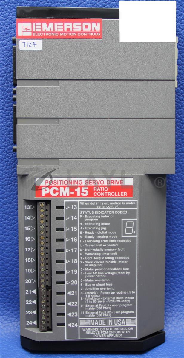 1000000075_A7124 EMERSON RATIO CONTROLLER POSITIONING SERVO DRIVE P/N ...