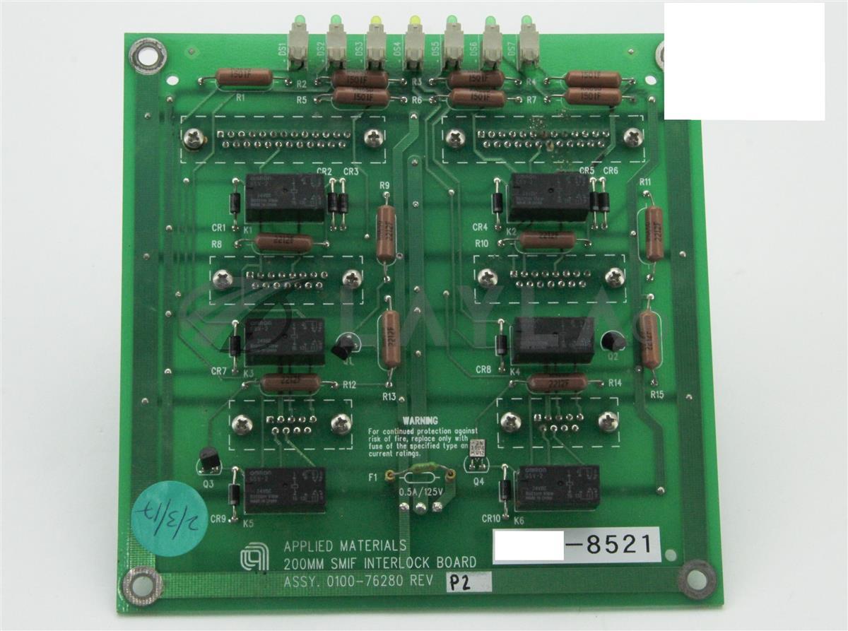 1000000075_A8521 APPLIED MATERIALS PCB 200MM SMIF INTERLOCK BOARD 0100 ...