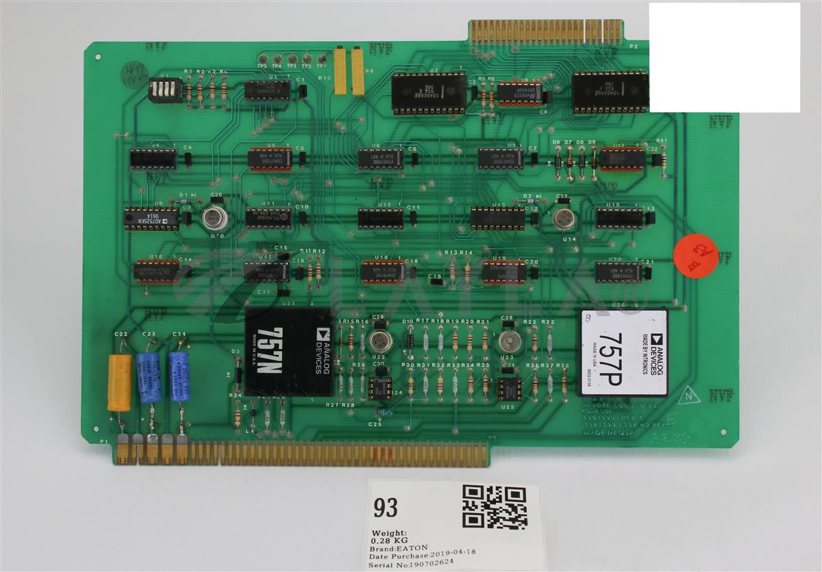 1000000075_A93 EATON PCB REMOTE LOG A/D BD, 1401590 1501590 1501590 ...