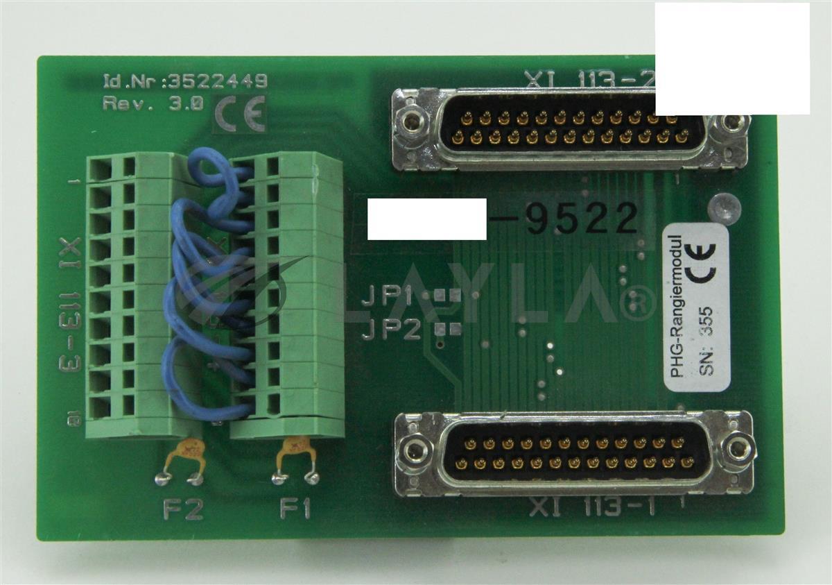 1000000075_A9522 REIS ROBOTICS PCB CIRCUIT BOARD MODULE 3522449 3522449 ...