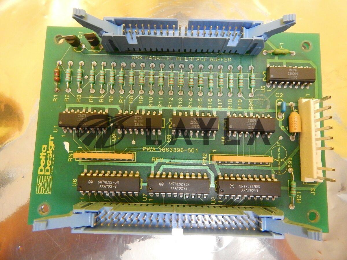 1000000091_142337286438 Delta Design 1663396-501 68K Parallel Interface Buffer Board PCB Used ...