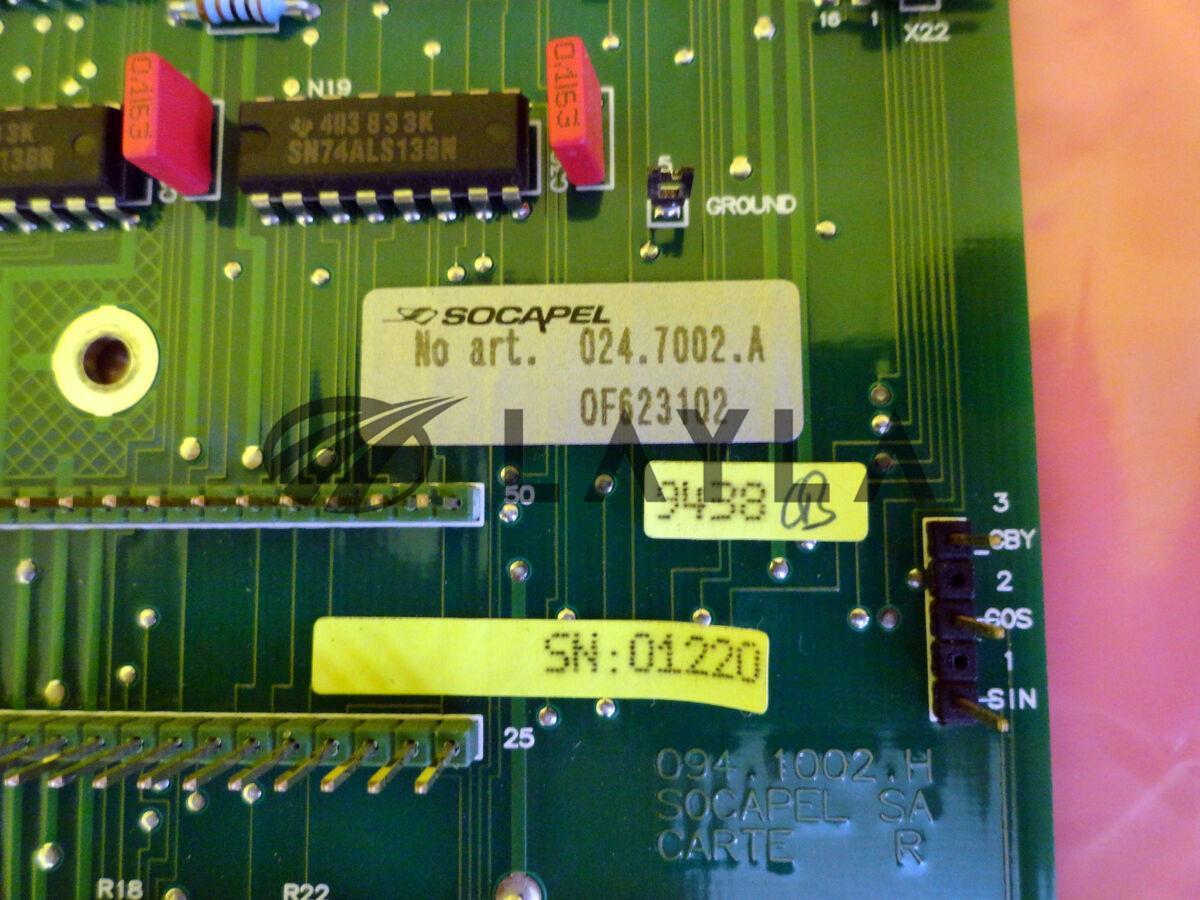 1000000091_170882228682 Socapel 024.7002.A Servo Drive Control PCB Used ...