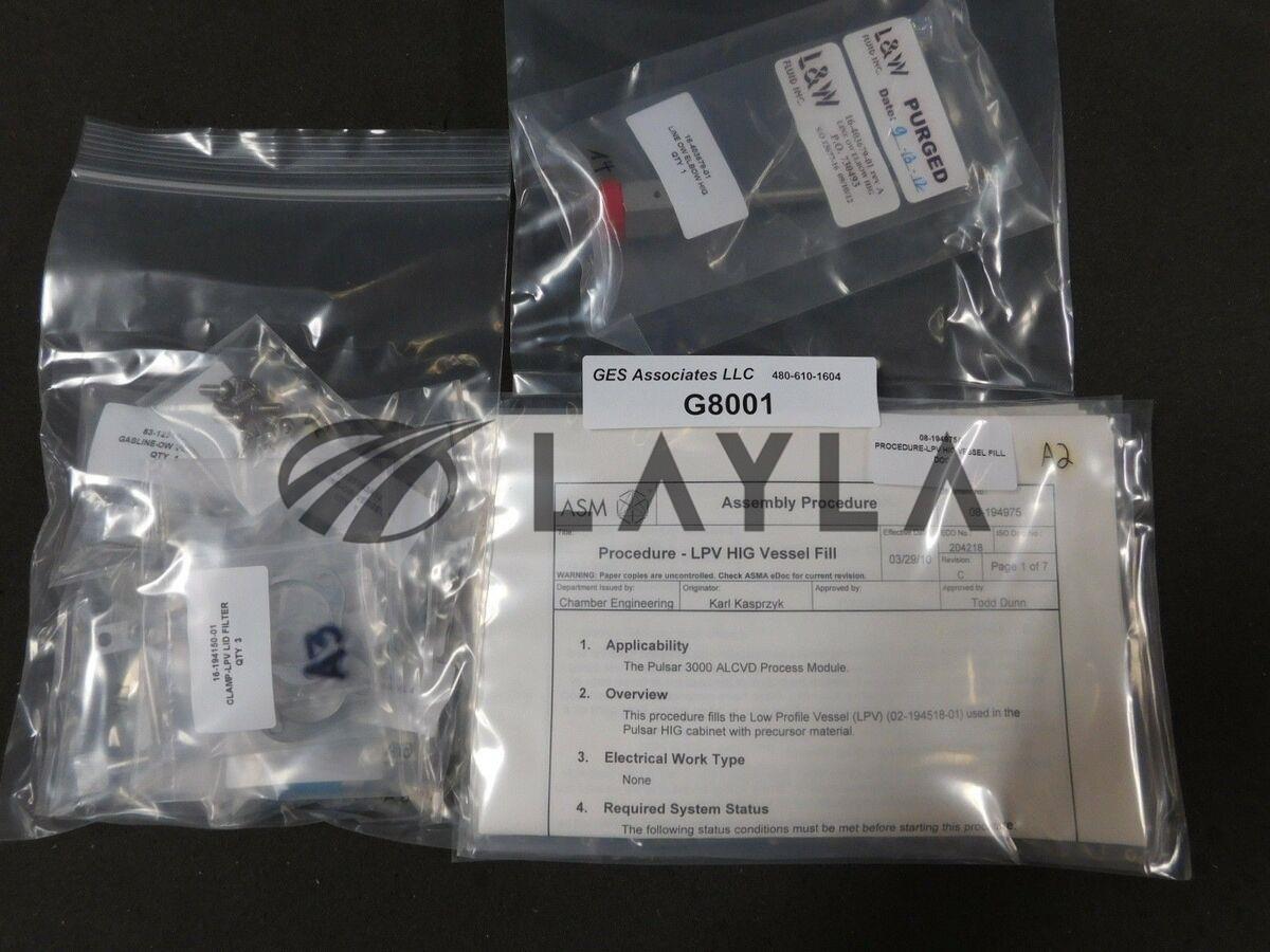 1000000091_173043534699 SPARES-VESSEL REBUILD KIT LPV GAS LINES 11 ...