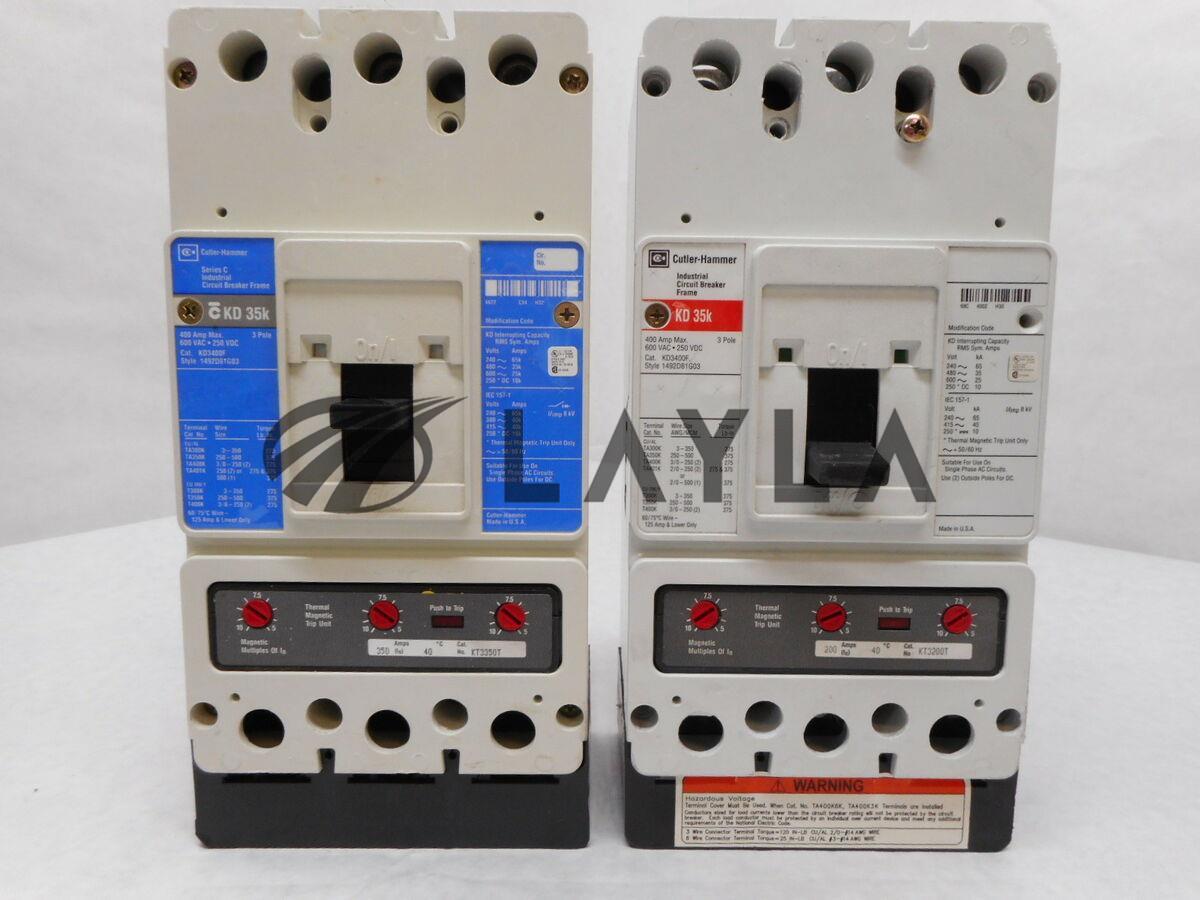 1000000091_173346183201 Cutler-Hammer KD3400F Circuit Breaker KD 35K ...