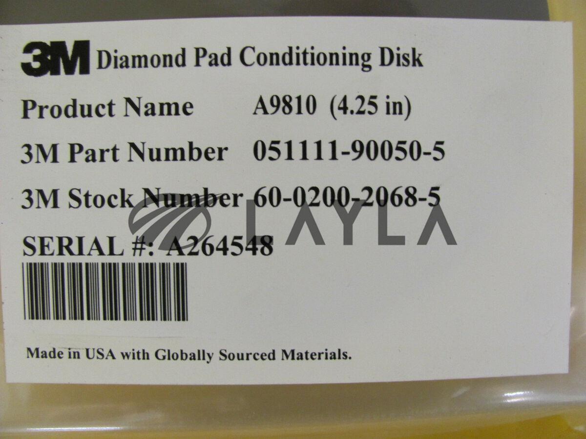1000000091_380711070054 3M 051111-90050-5 Diamond Pad Conditioning Disk ...