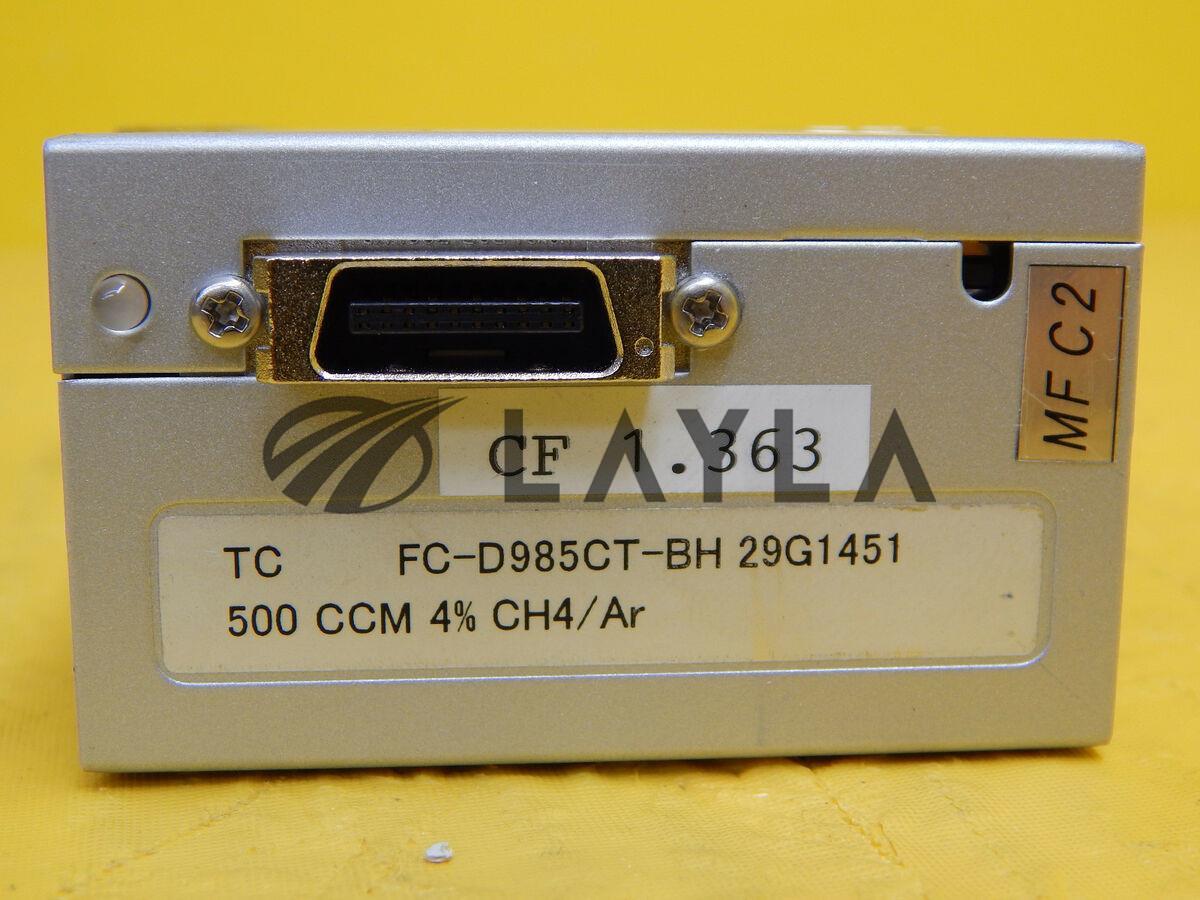 1000000091_380812272147 Aera FC-D985CT-BH Mass Flow Controller FC-D985C 500 CCM 4%CH4/Ar Used FC ...