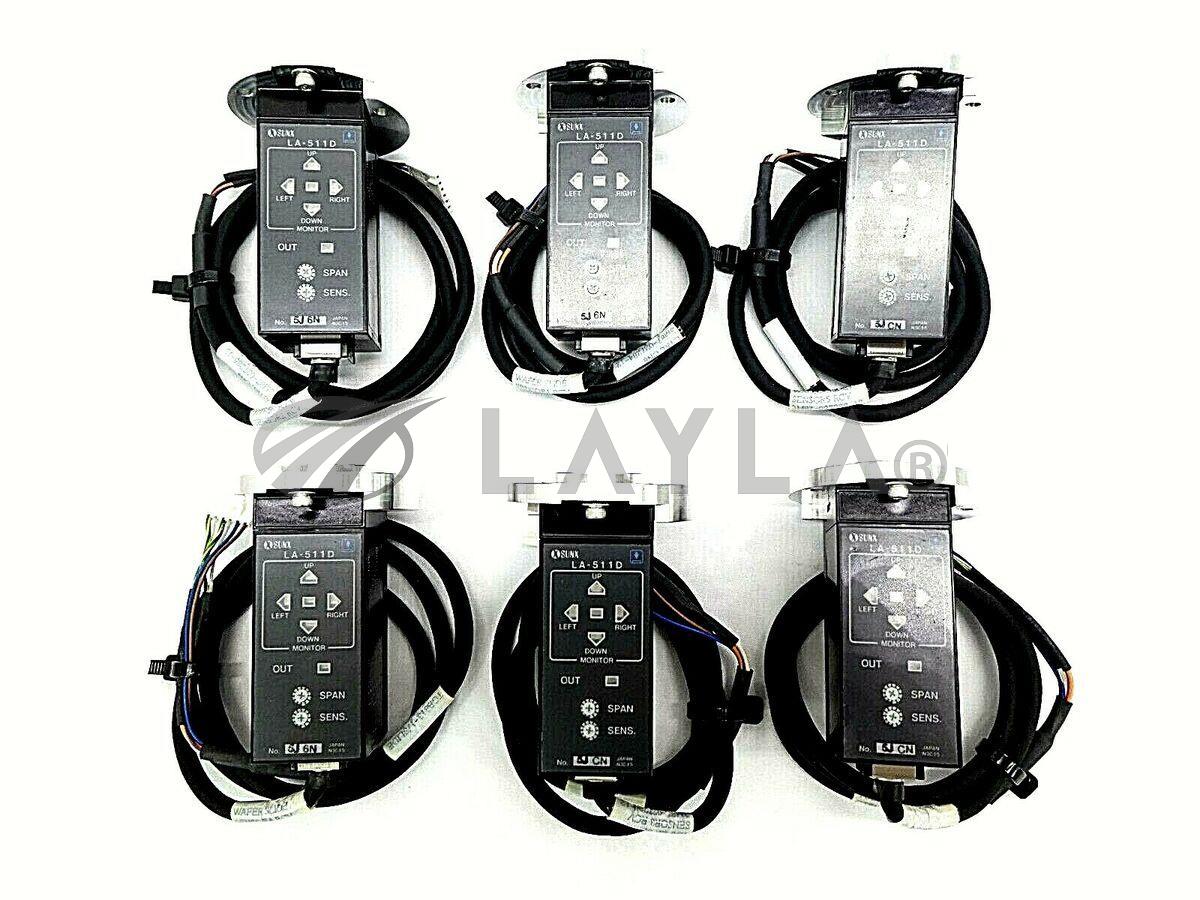 1000000091_383567306796 Sunx LA-511D Wafer Slide Sensor 5J 6N 5J CN TEL TGB813-1/SLIDE Trias Lot ...