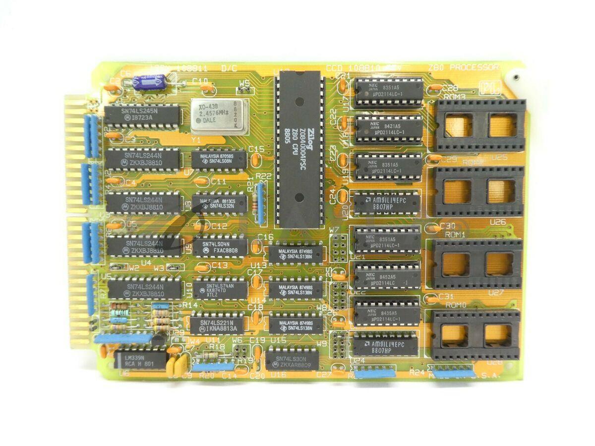 1000000091_384366765055 PL Pro-Log 108811 Z80 Processor Card PCB 7803A Lam Research 810-001316 ...