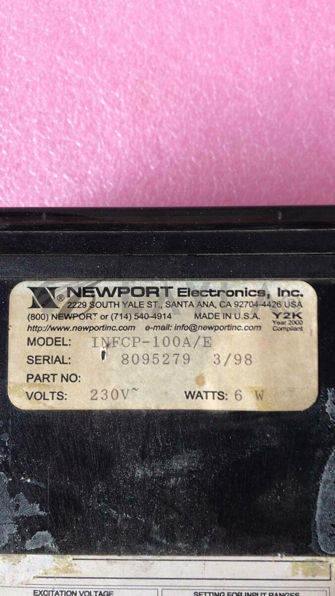 1000000134_402680262327 Newport INFCP-100A/E Process Meter * INFCP-100A ...