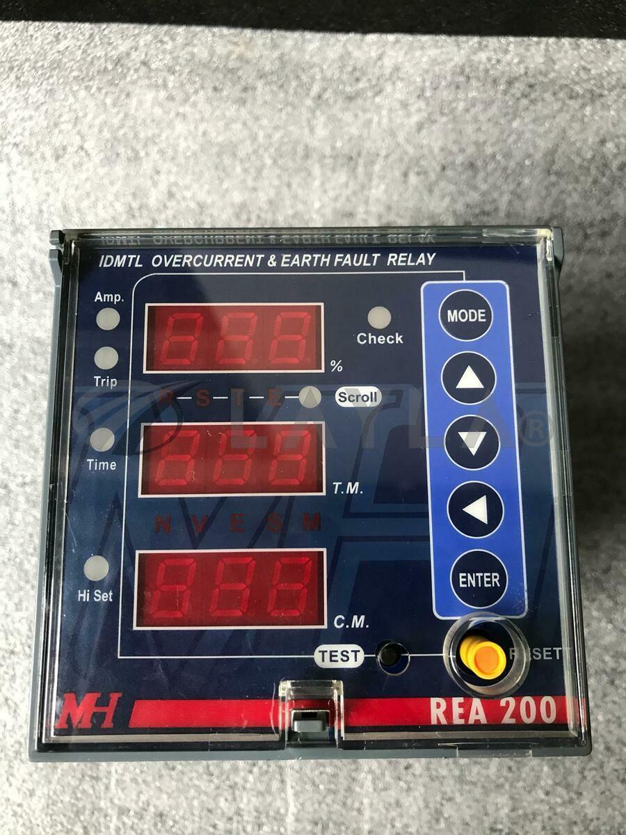 1000000134_402791506525 IDMTL OVERCURRENT & EARTH FAULT RELAY REA 200 ...