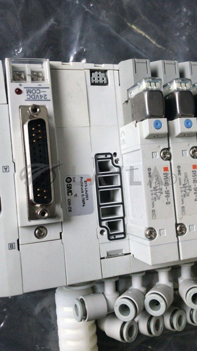 1000000134_403589947017 SMC Manifold Assembly SMC SY5-LHJ001 w/ SY5140 ...