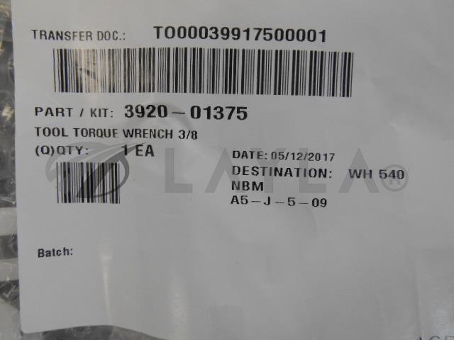 1000000175_No00800 TOOL TORQUE WRENCH 3/8 3920-01375 Other Other ...