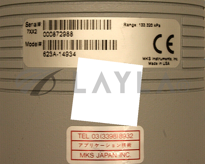 1000000186_294145144644 623A-14934 / BARATRON PRESSURE TRANSDUCER 133 ...