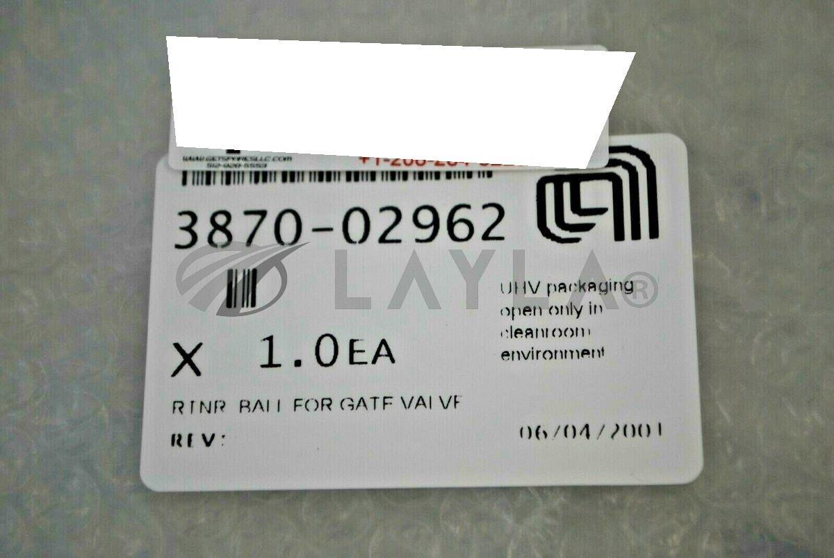 1000000186_303477219902 3870-02962 / AMAT RETAINER BALL FOR GATE VALVE ...