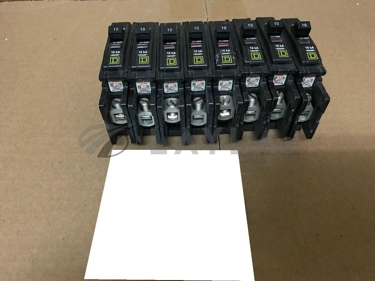 1000000190_302365911167 NEW LOT OF 8 10AMP SQUARE D 10kA CIRCUIT ...