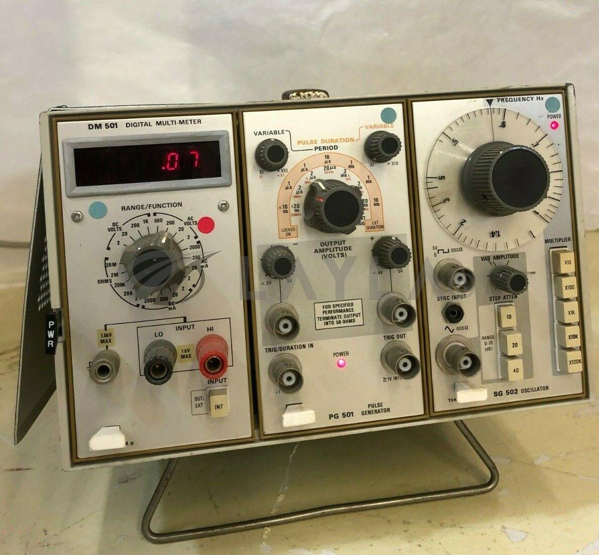 1000000208_112161159428 TEKTRONIX DM501 DIGITAL MULTIMETER, PG501 PULSE ...